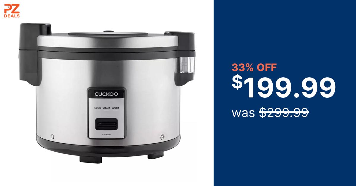 Cuckoo CR-3055 30-Cup Rice Cooker & Warmer
