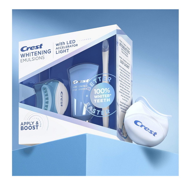 Crest Whitening Emulsions Gel Kit With LED Accelerator Light