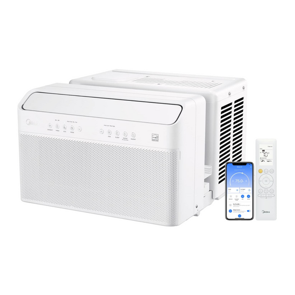 10,000 BTU Midea U-Shaped Smart Inverter Window Air Conditioner