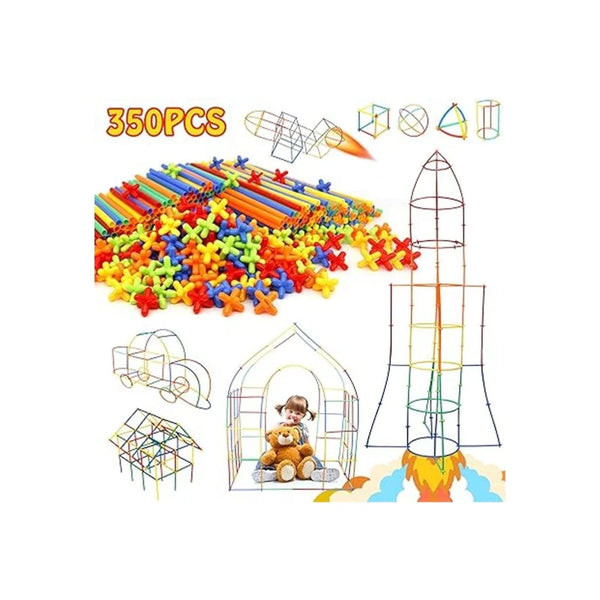 Straw Constructor Toys 350Pcs STEM Building Toys