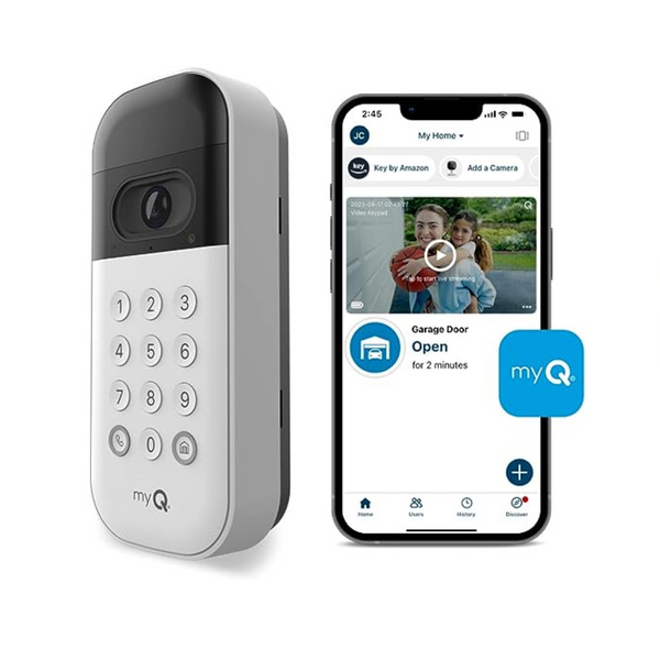 myQ Smart Garage Video Keypad with camera
