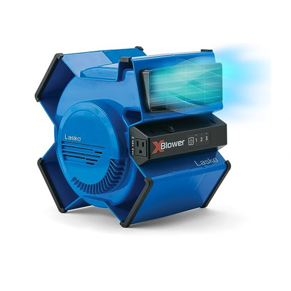 Lasko X-Blower 6 Position High Velocity Pivoting Utility Blower Fan ...