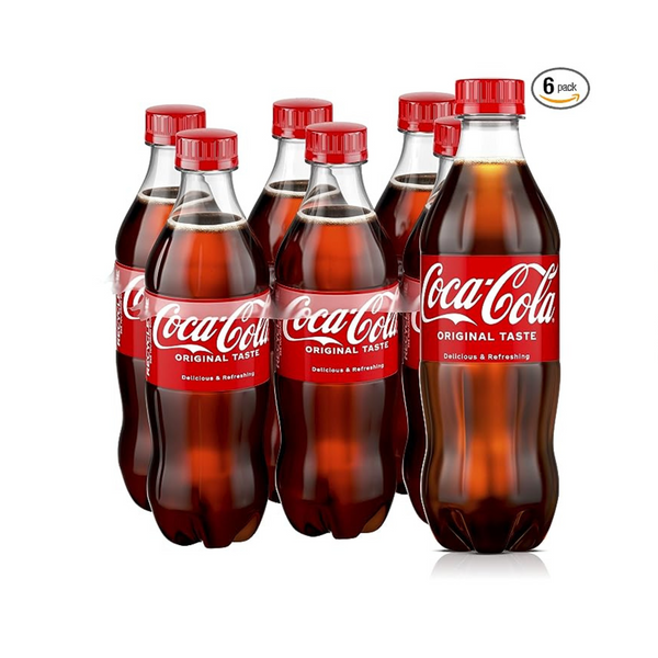 6-Pack of Coca-Cola 16.9 oz Bottles – PzDeals