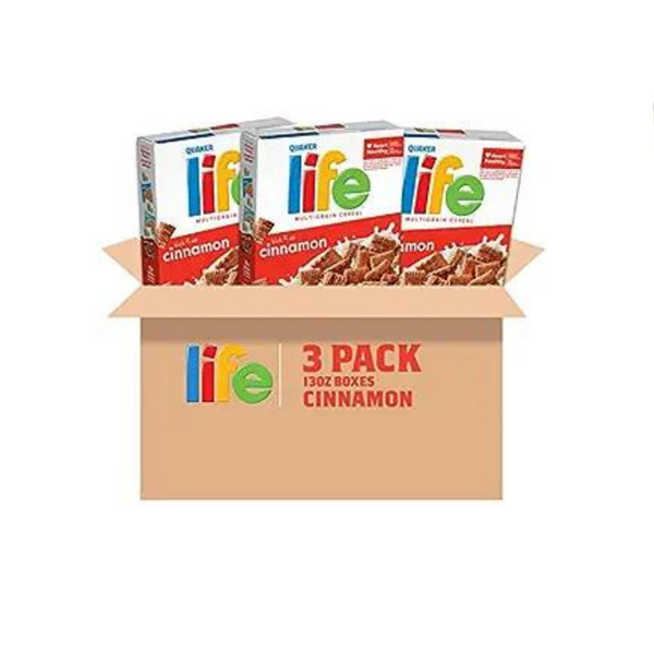 Life Breakfast Cereal, Cinnamon, 13 Ounce (Pack of 3) – PzDeals