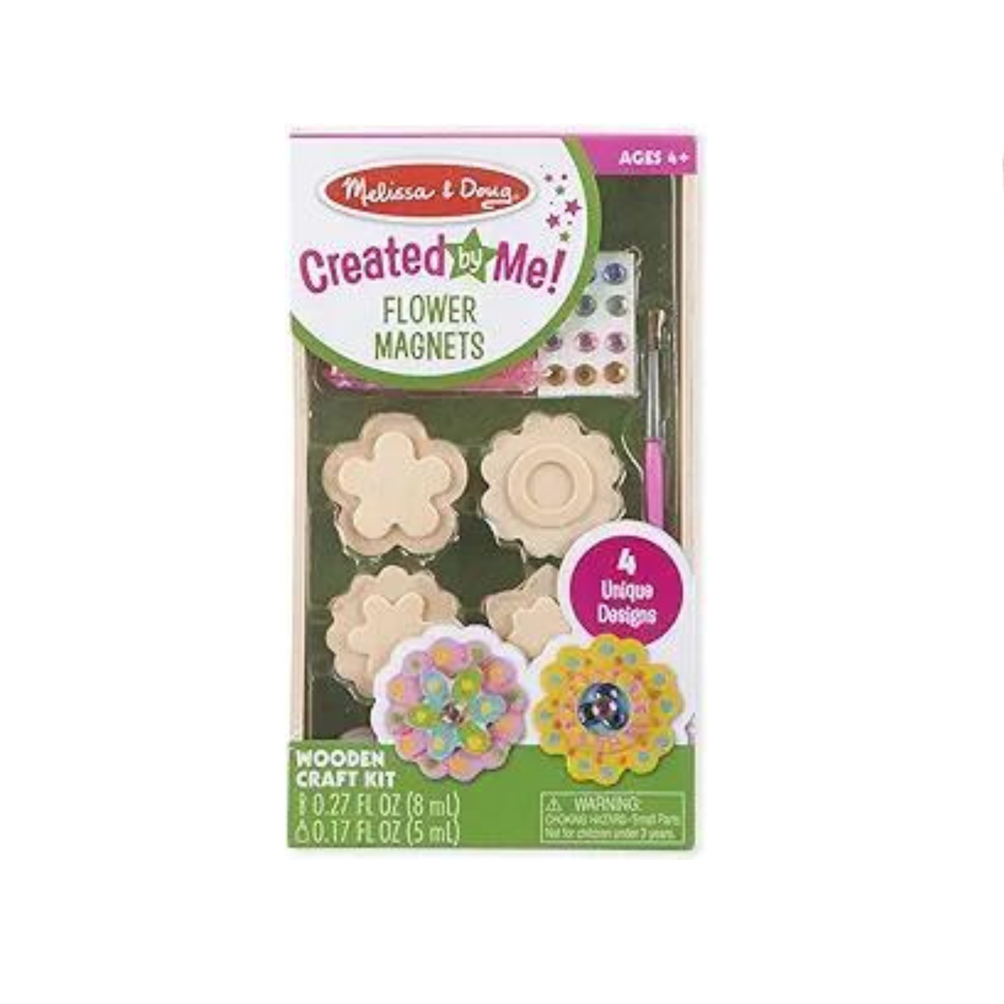 Melissa & Doug Created by Me! Flower Wooden Magnets Craft Kit – PzDeals