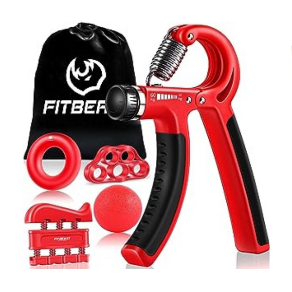 FitBeast 5 Pc Hand Grip Strengthener Workout Kit
