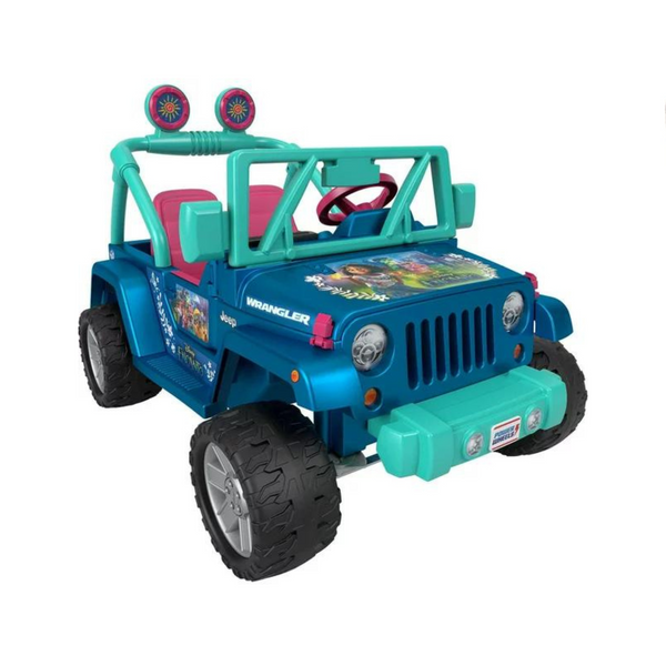 Power Wheels 12V Disney Encanto Jeep Wrangler Battery-Powered Ride-On