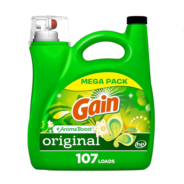 Gain + Aroma Boost Liquid Laundry Detergent Original Scent 107 Loads 1