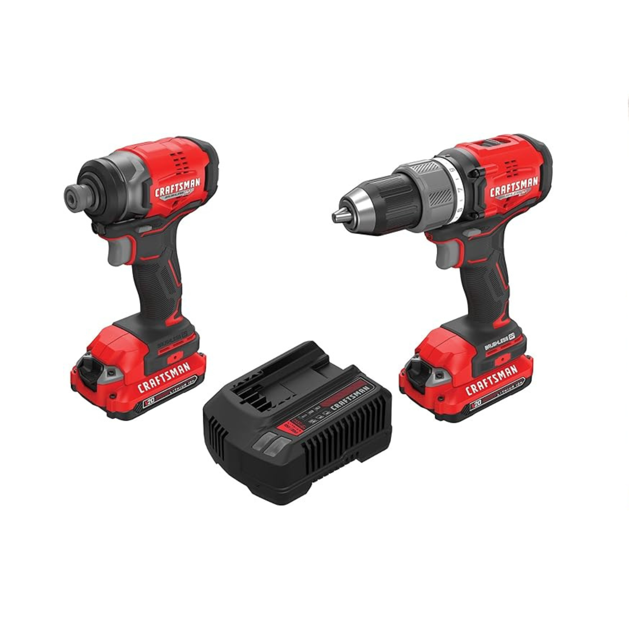 CRAFTSMAN V20 RP Cordless Drill and Impact Driver Combo Kit – PzDeals