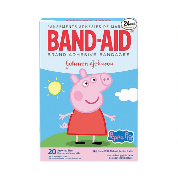 24 Packs of Peppa Pig Band-aid Brand Adhesive Bandages (20-Ct) – PzDeals