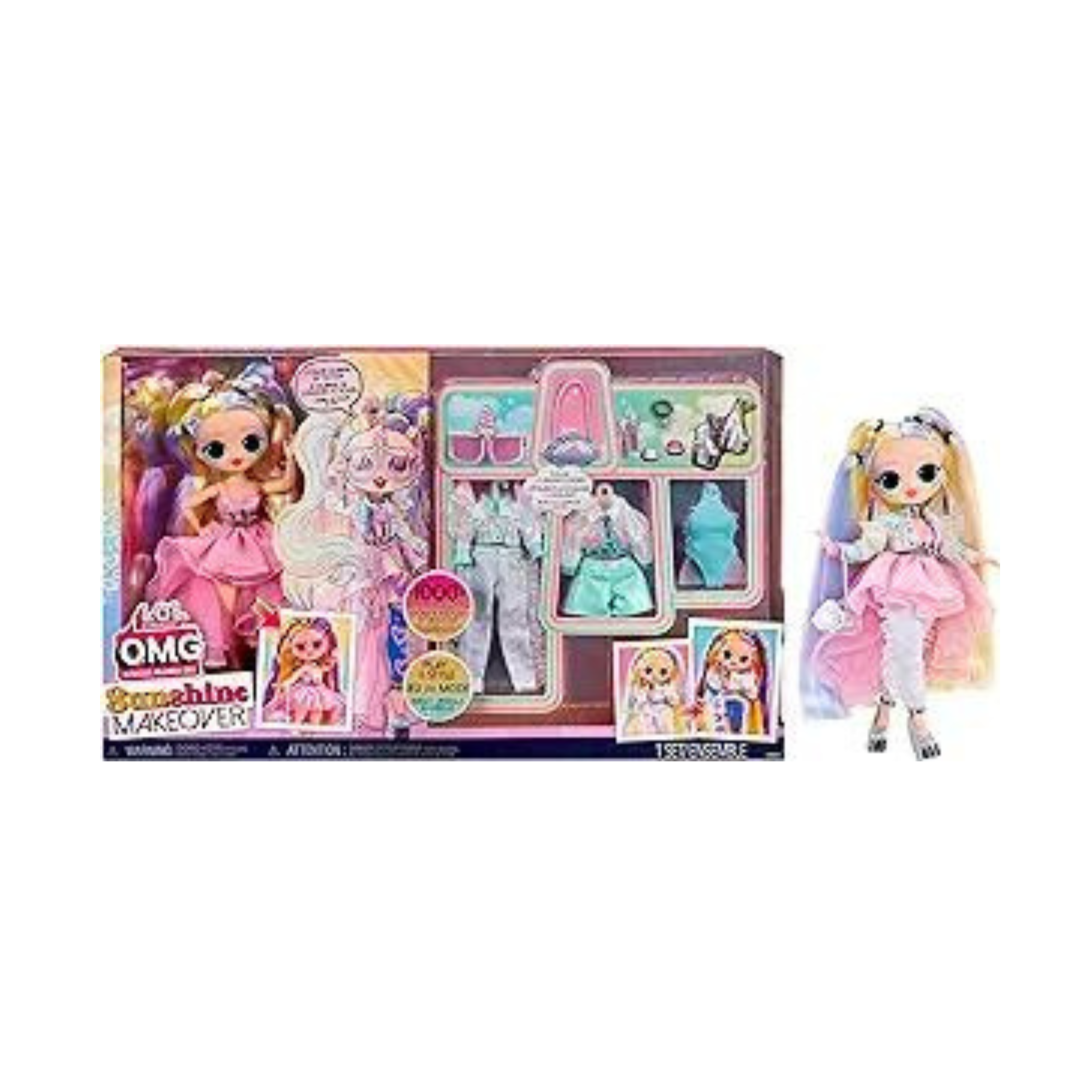 L.O.L. Surprise! OMG Sunshine Color Change Stellar Gurl Fashion Doll ...