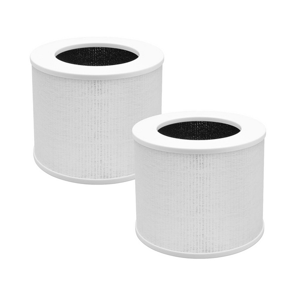 2 Pack Colorfullife 3-in-1 Core Mini H13 True HEPA Filters