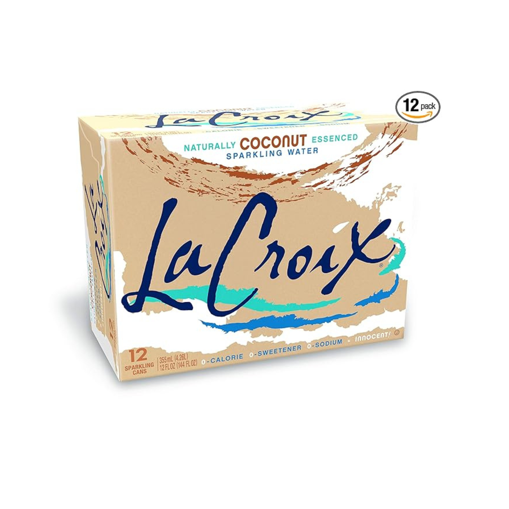 12 Cans Of LaCroix Lime Or Pure Sparkling Water