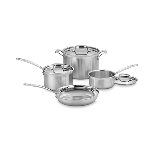 Cuisinart Multiclad Pro Triple Ply 7-Piece Cookware Set Skillet