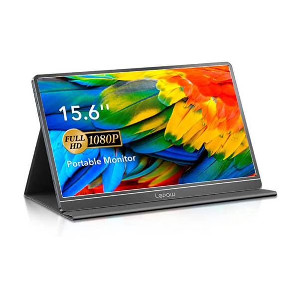 Lepow Portable Monitor Latest 15.6 Inch FHD 1080P Ultra Slim Computer