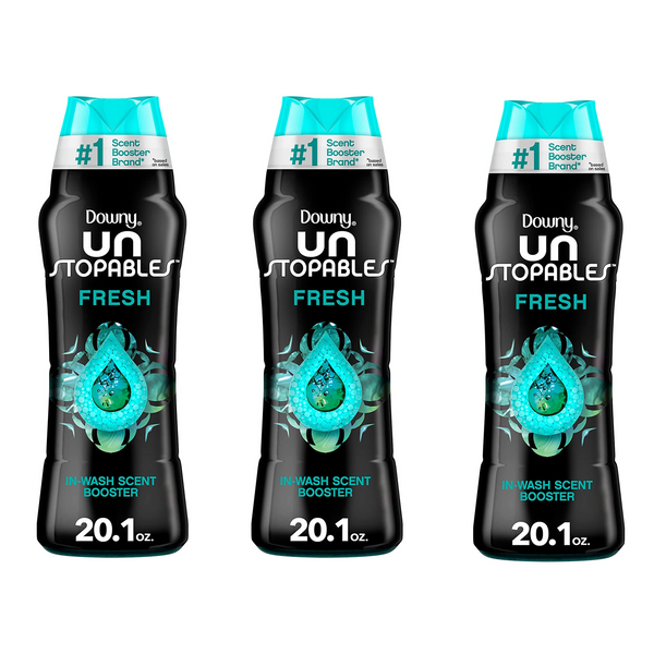 3 Downy Unstopables Laundry Scent Booster Beads
