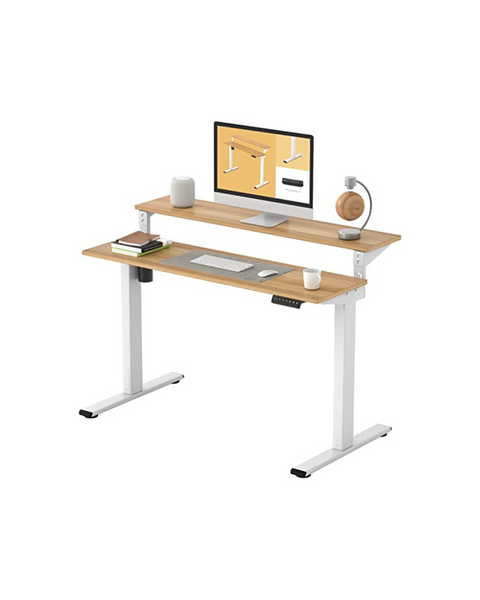 FLEXISPOT EF1 2-Tier Height Adjustable Electric Standing Desk