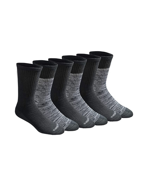 Dickies Men’s Dri-tech Moisture Control Crew Socks (6 Pairs)