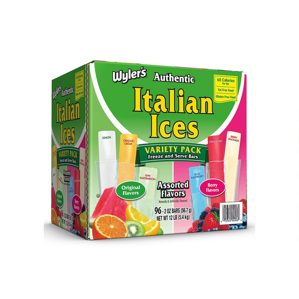 96 Pack Of Wyler’s Authentic Italian Ice Freezer Bars – PzDeals