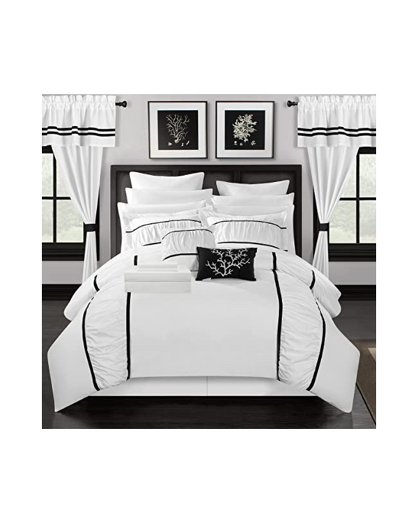 Chic Home Mayan 24 Piece Bed in A Bag Comforter Set, Queen – PzDeals