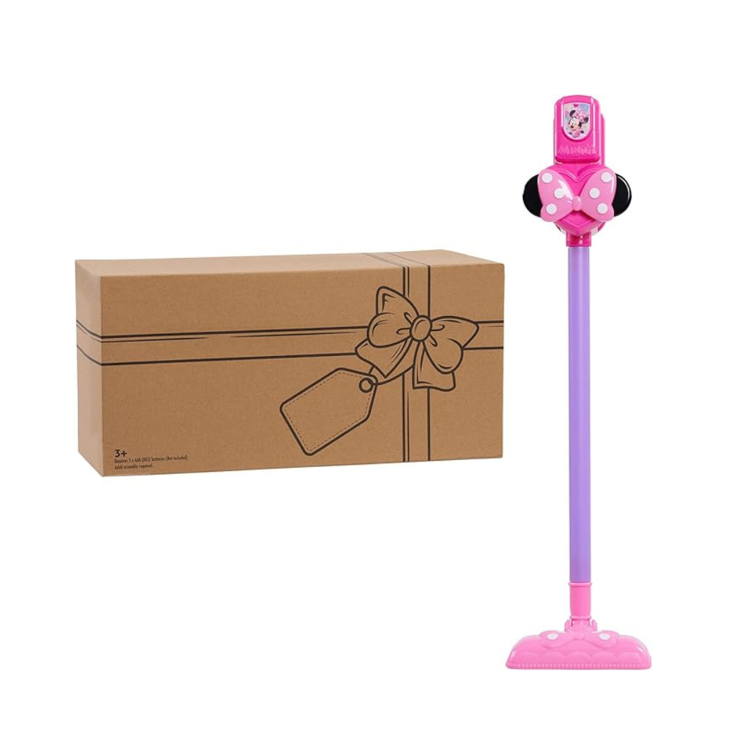 Disney Junior Minnie Mouse Sparkle 'N Clean Play Vacuum with Lights an ...
