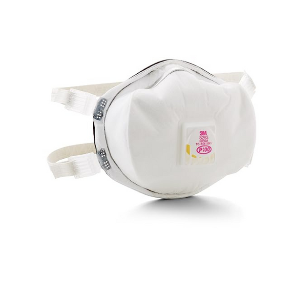 3M Disposable Particulate Cup Respirator 8293 P100 with Cool Flow Exha