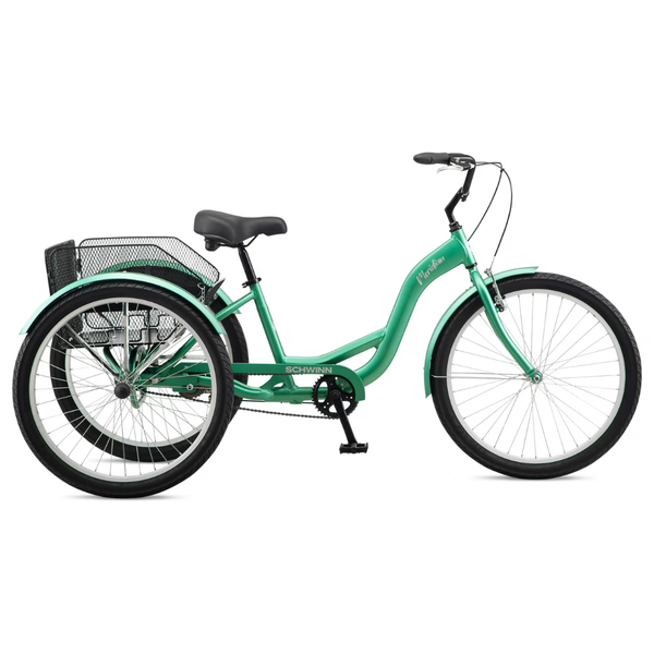 Schwinn Meridian Adult Tricycle 26" Wheels Single Speed (3 Colors)