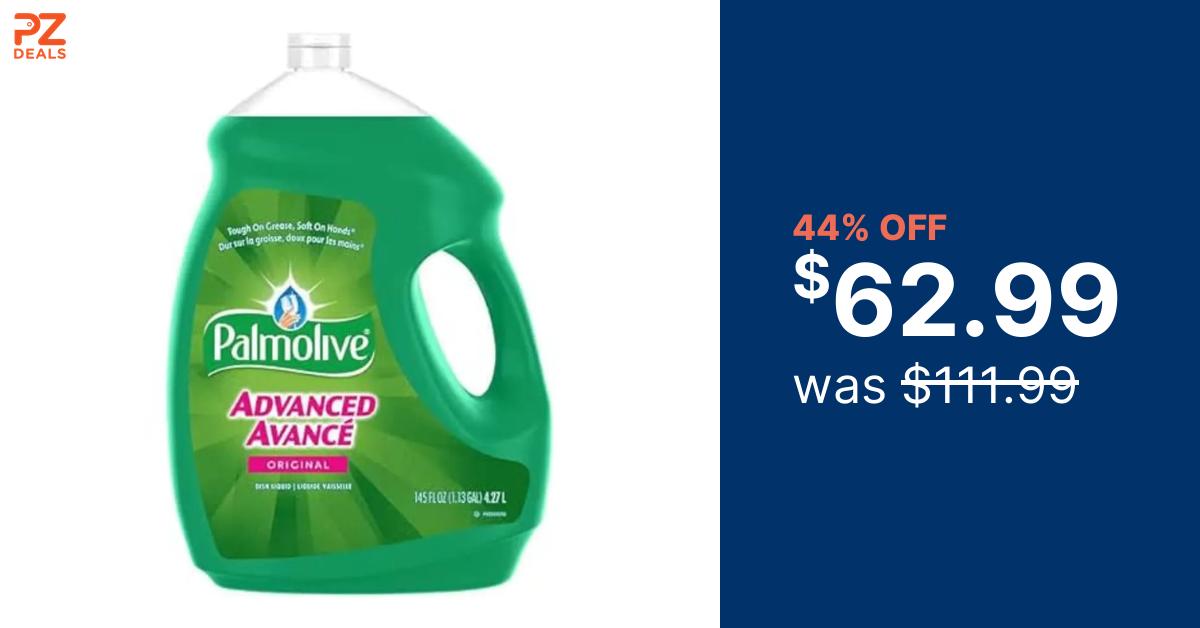 4-Pack Palmolive Original Advanced Liquid Dish Soap, 145 Fl. Oz