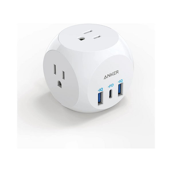 Anker Outlet Extender With 30W USB C Charger, 3 USB Ports, And 3 Outle ...