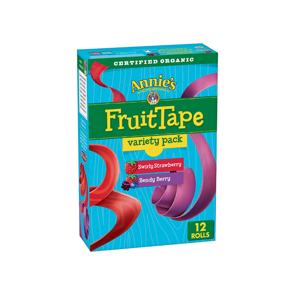 12-Ct Annie's Organic Strawberry & Berry Peely Fruit Tape (Variety Pac