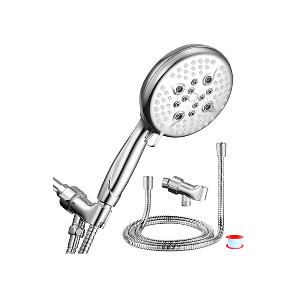 Handheld High Pressure Shower Head 5 Setting With Massage Function