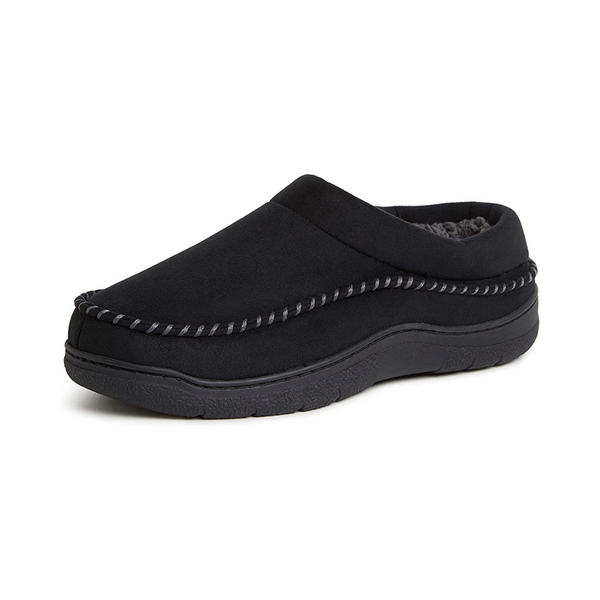 Dearfoams Men's Thompson Memory Foam Clog Slipper