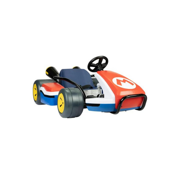 Super Mario Kart 24 Volt Battery Operated 3-Speed Drifting Ride-On Rac
