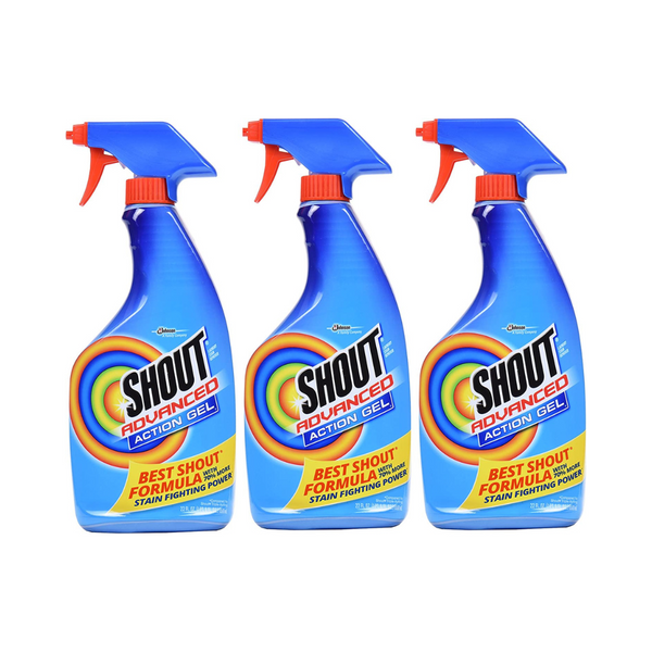 Shout Advanced Stain Remover Scrubber Brush Or Spray Bottles On Sale