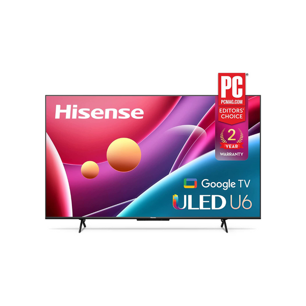 65" Hisense Class U6H Series Quantum ULED 4K UHD Smart Google TV (2022