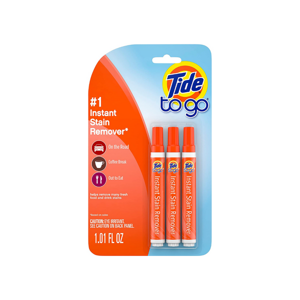 3 Pack Of Tide To Go Instant Stain Remover Pens
